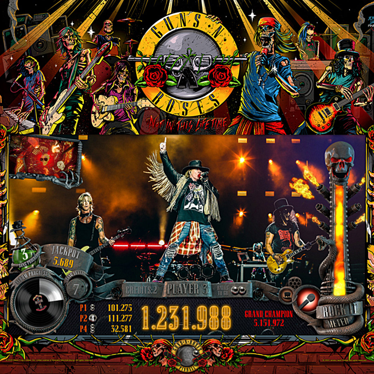 Guns N' Roses Pinball Mods & Accessories|Mezel Mods
