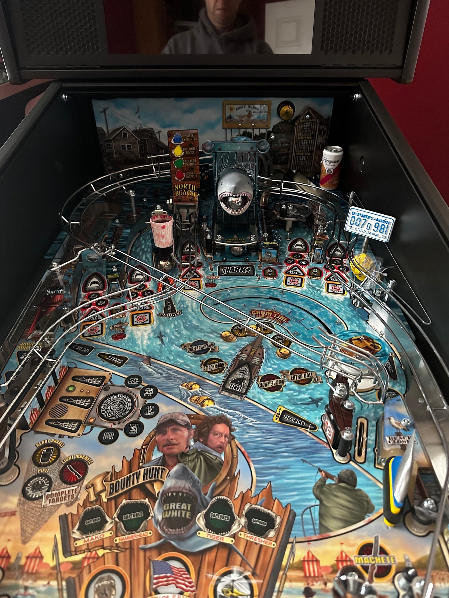 Jaws Pinball Beer Can – Mezel Mods | Pinball Accessories