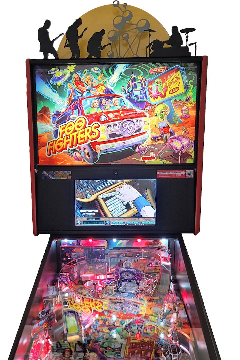 Foo Fighters Pinball Topper – Mezel Mods | Pinball Accessories