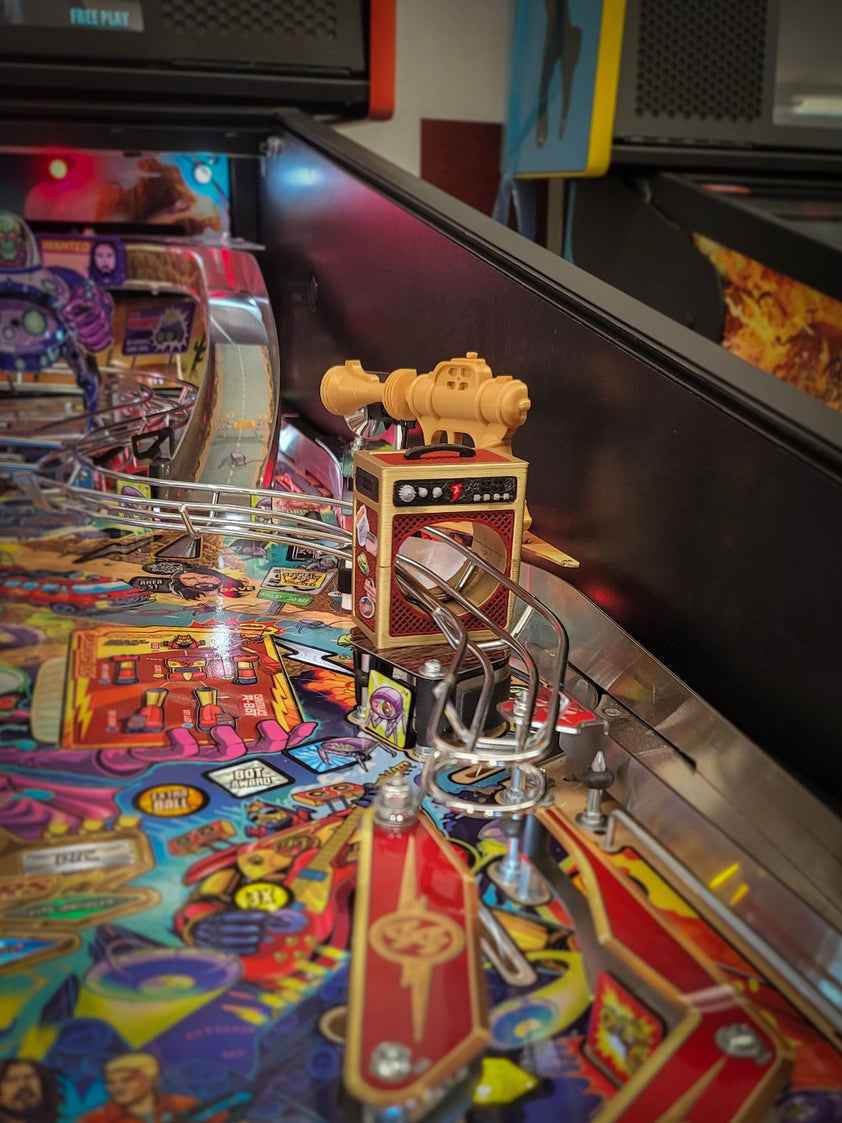 Foo Fighters Pinball Ramp Amp – Mezel Mods | Pinball Accessories