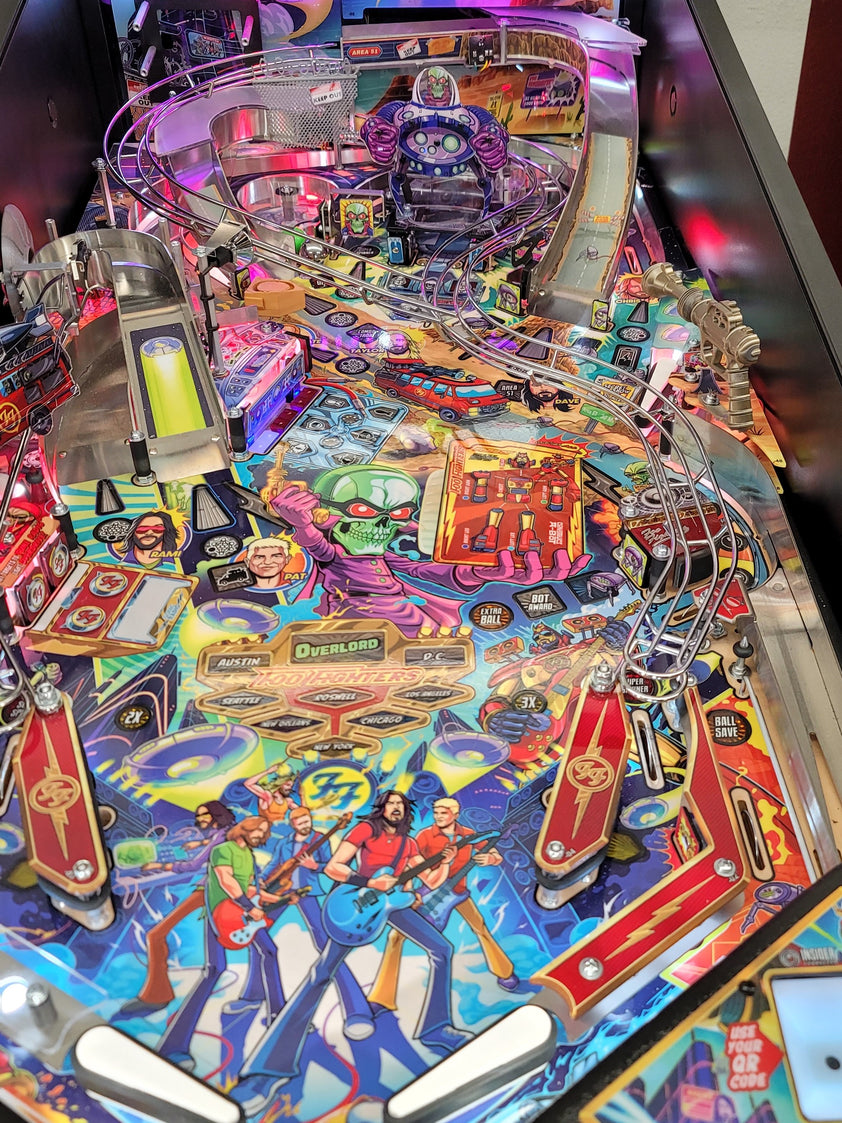 Foo Fighters Pinball Ray Gun Spotlight Replacement – Mezel Mods ...