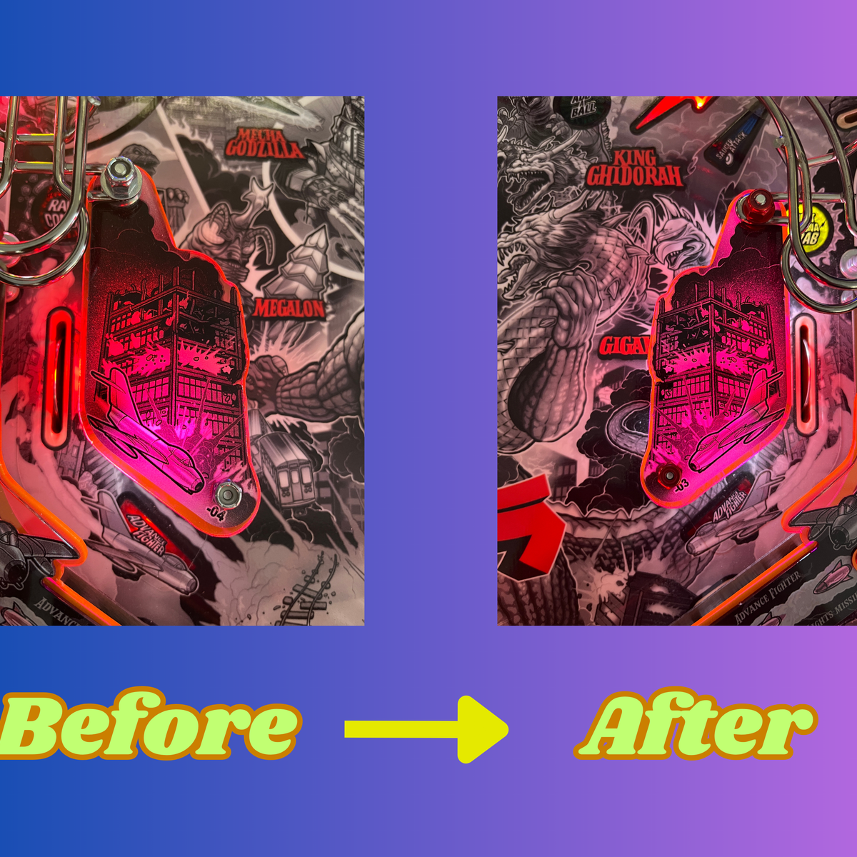 Godzilla Pinball Hardware Kit – Mezel Mods