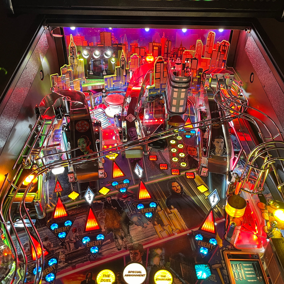 John Wick Pinball Backboard Illumination – Mezel Mods