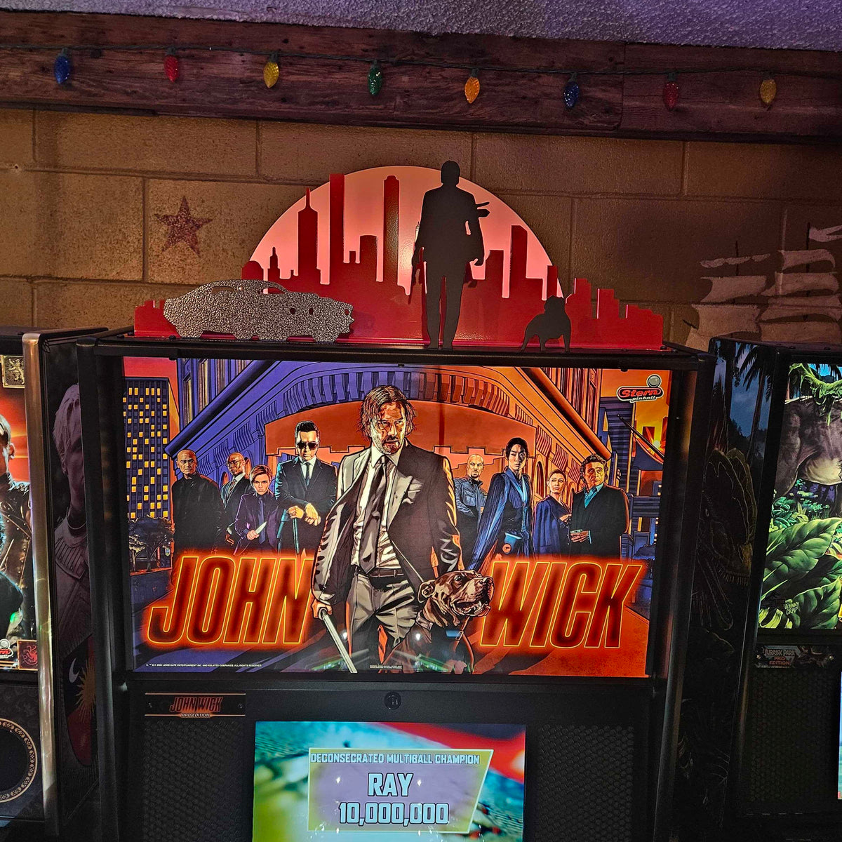 John Wick Pinball Silhouette Topper – Mezel Mods