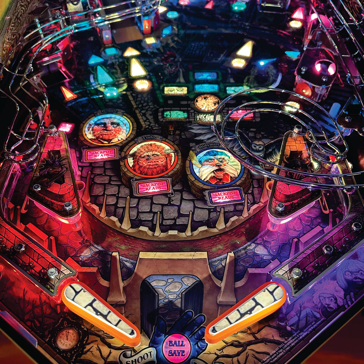 Labyrinth Pinball Flipper Bat Toppers – Mezel Mods