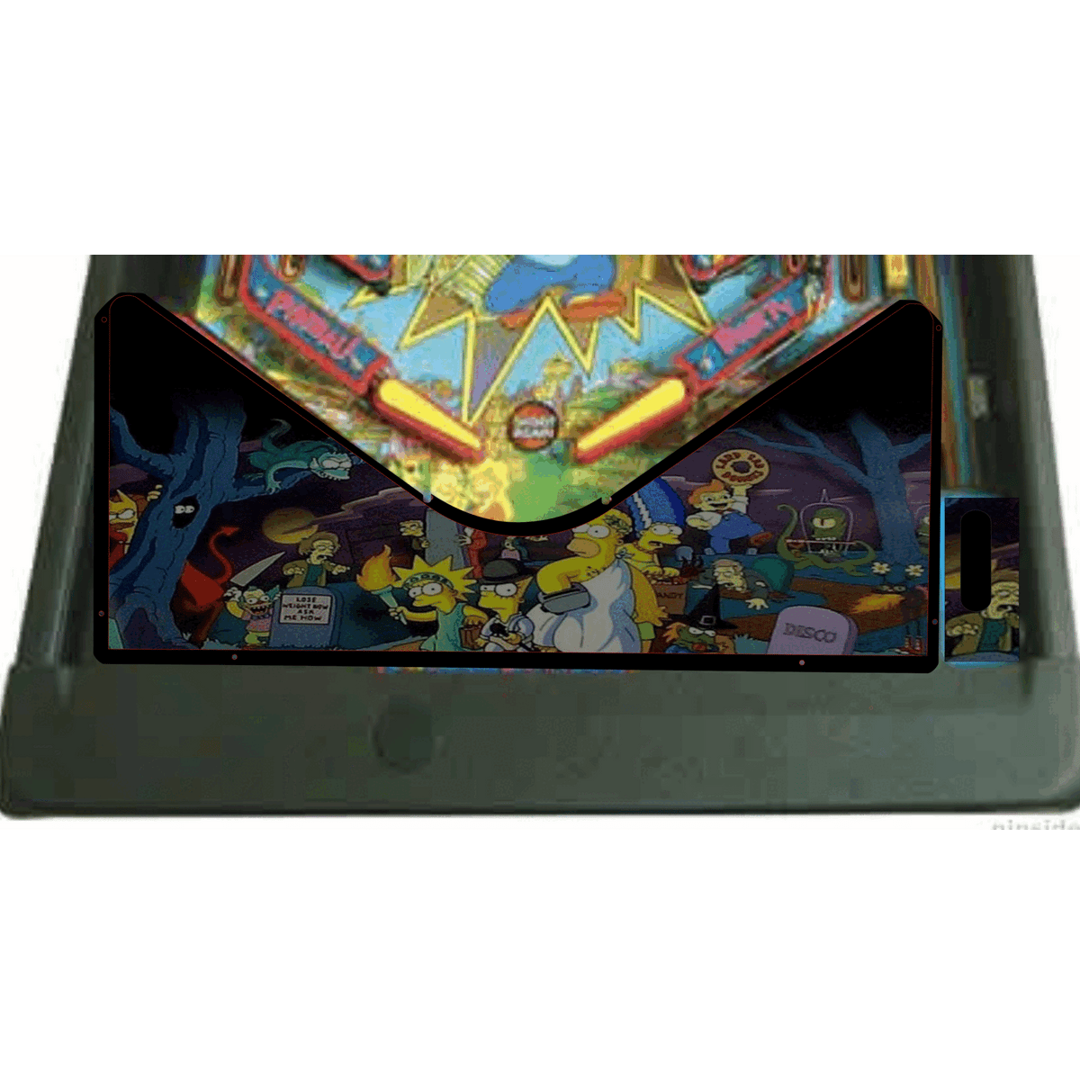 Simpsons Pinball Party Lighted Apron – Mezel Mods