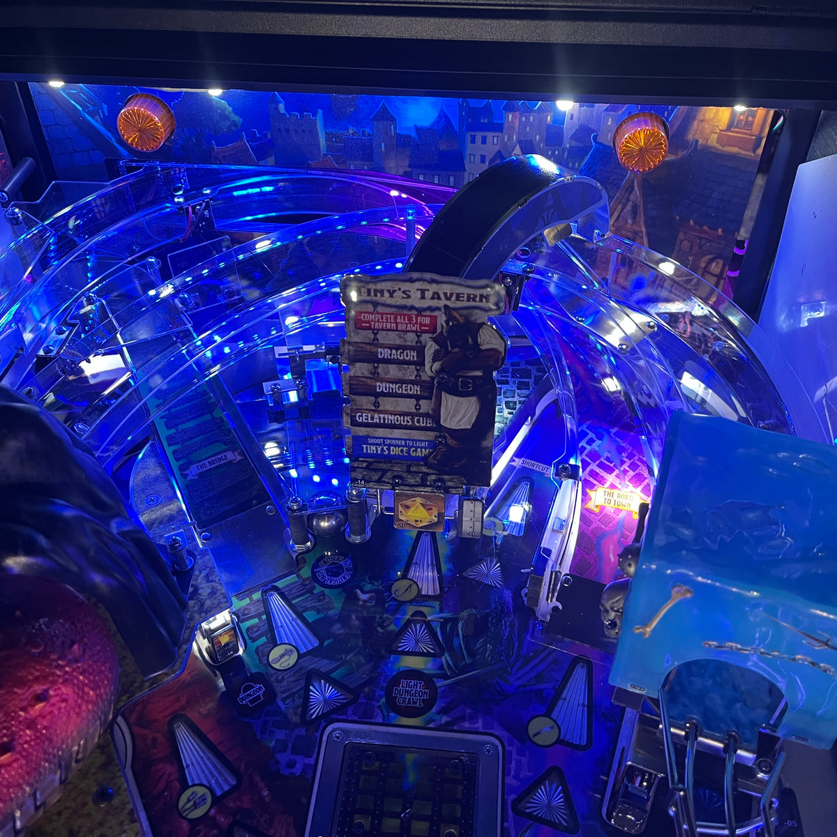 Dungeons & Dragons Pinball Backboard Illumination – Mezel Mods