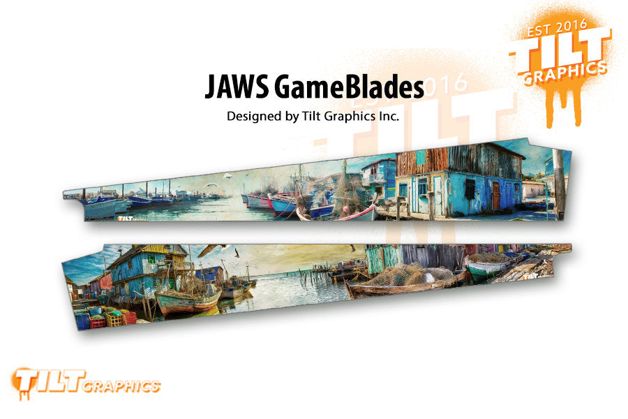 Jaws Pinball Game Blades – Mezel Mods | Pinball Accessories