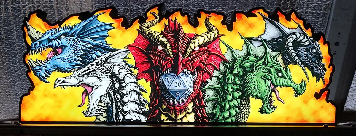 Dragons Topper for Dungeons & Dragons Pinball | Mezel Mods