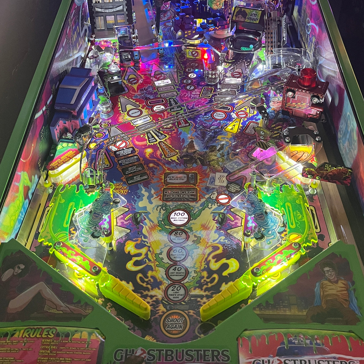 Ghostbusters Pinball Backboard Illumination – Mezel Mods