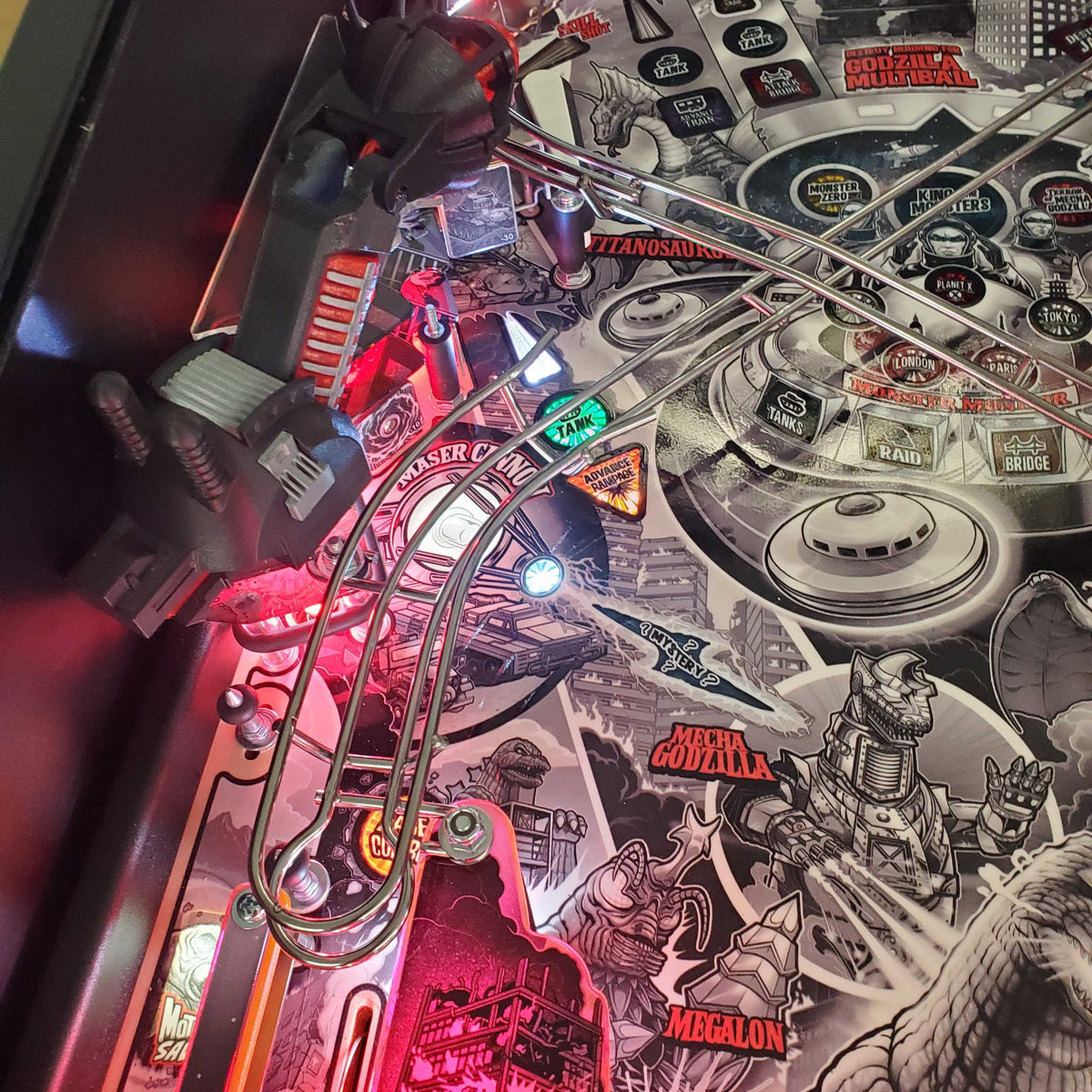 Godzilla Pinball Maser Cannon | Mezel Mods