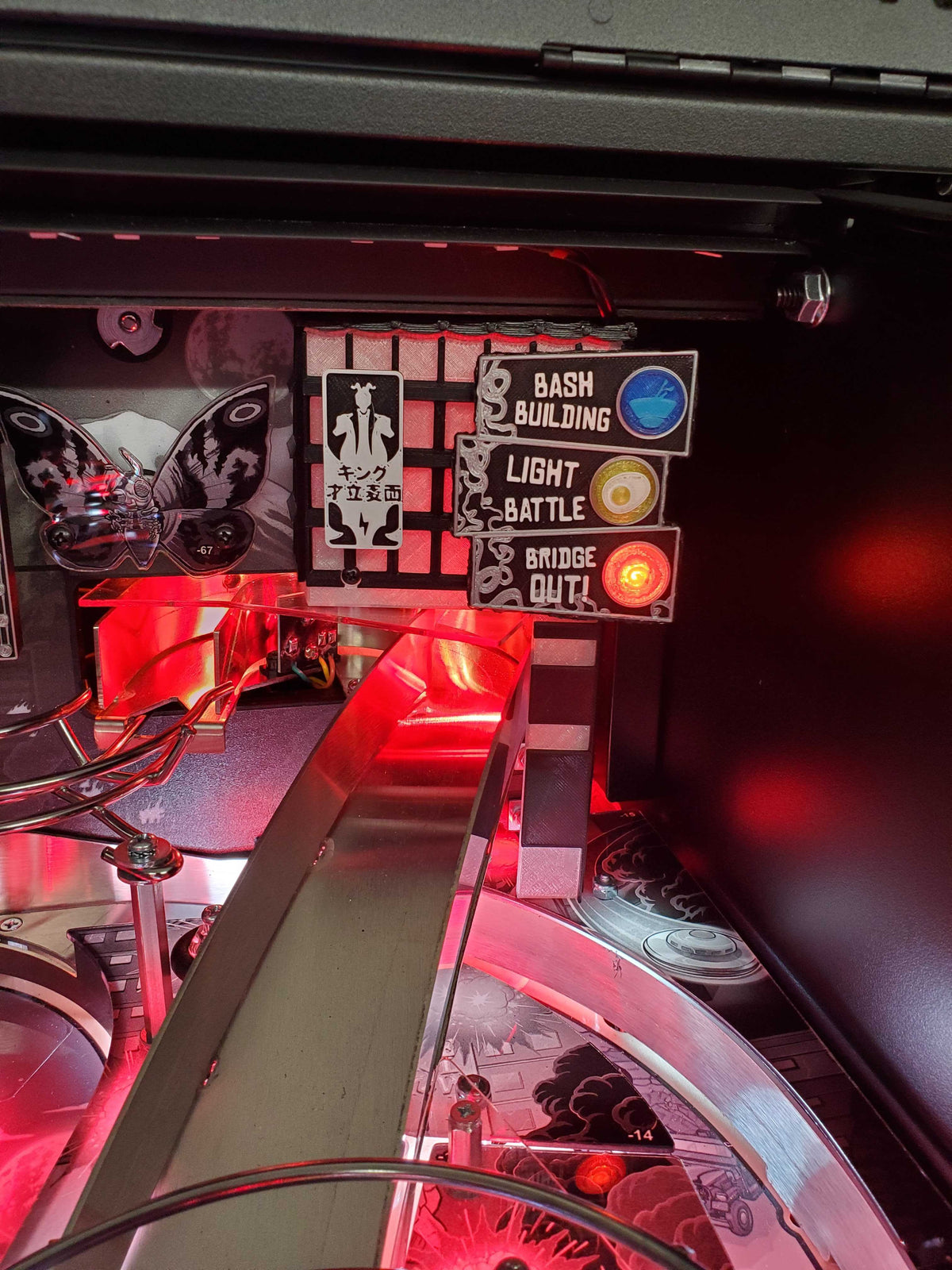 Godzilla 70th Anniversary Pinball Mods| Mezel Mods