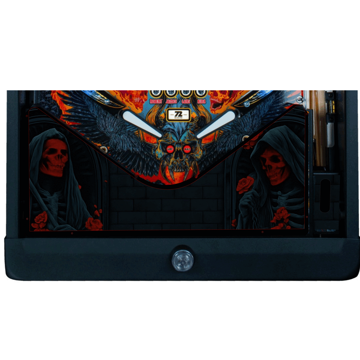 Metallica Remastered Pinball Lighted Skeleton Apron – Mezel Mods