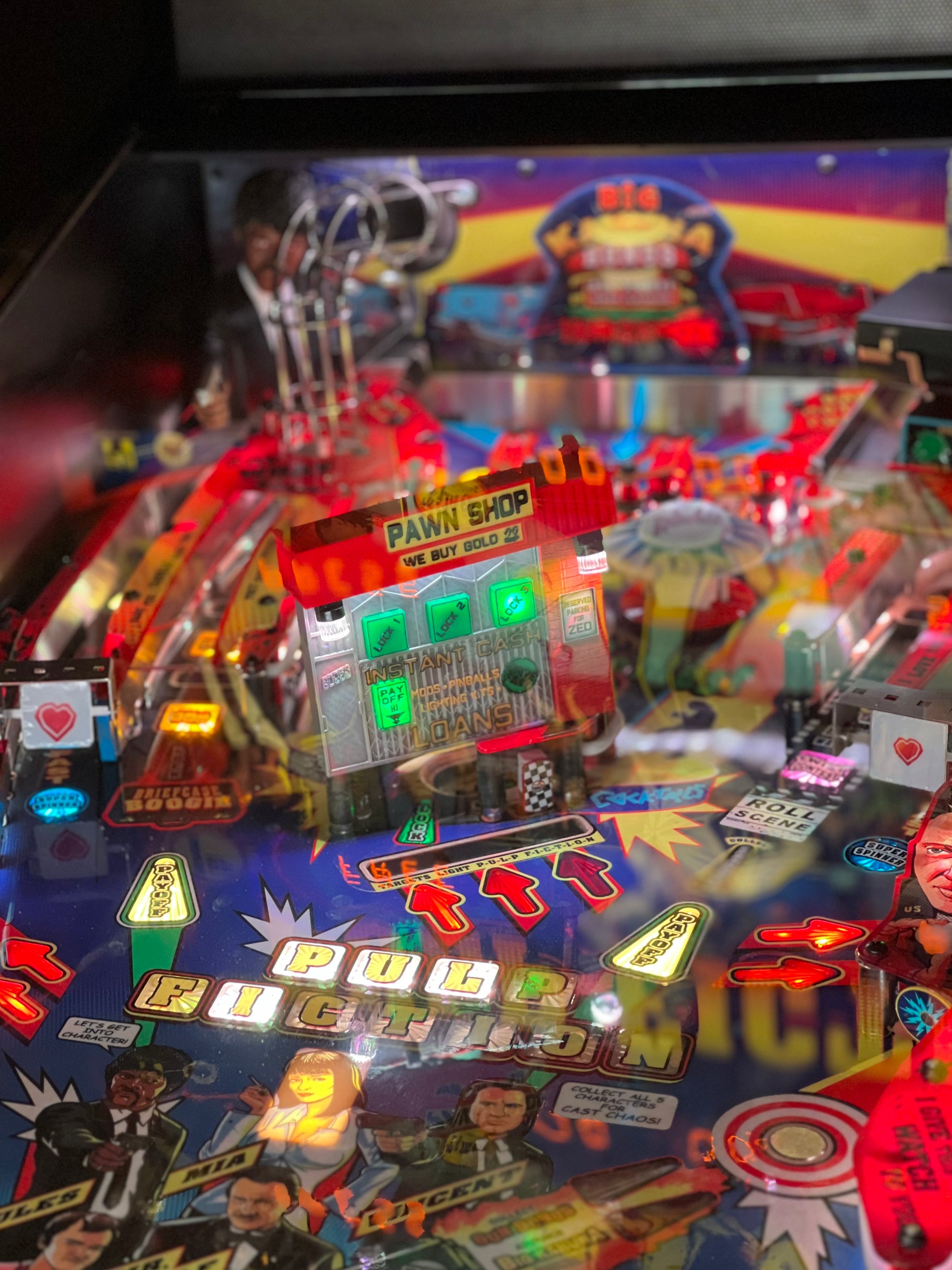Pulp Fiction Pinball Pawn Shop – Mezel Mods | Pinball Accessories