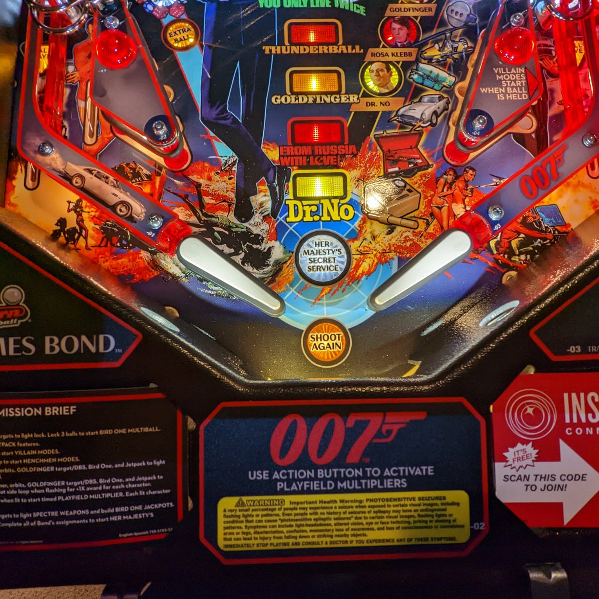 James Bond 007 Pinball Trough Light – Mezel Mods