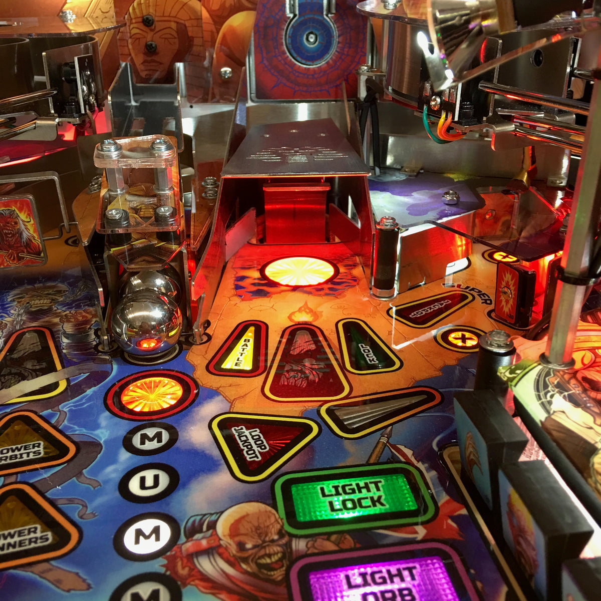 Iron Maiden Pinball Premium/LE Underworld Scoop Illumination – Mezel Mods