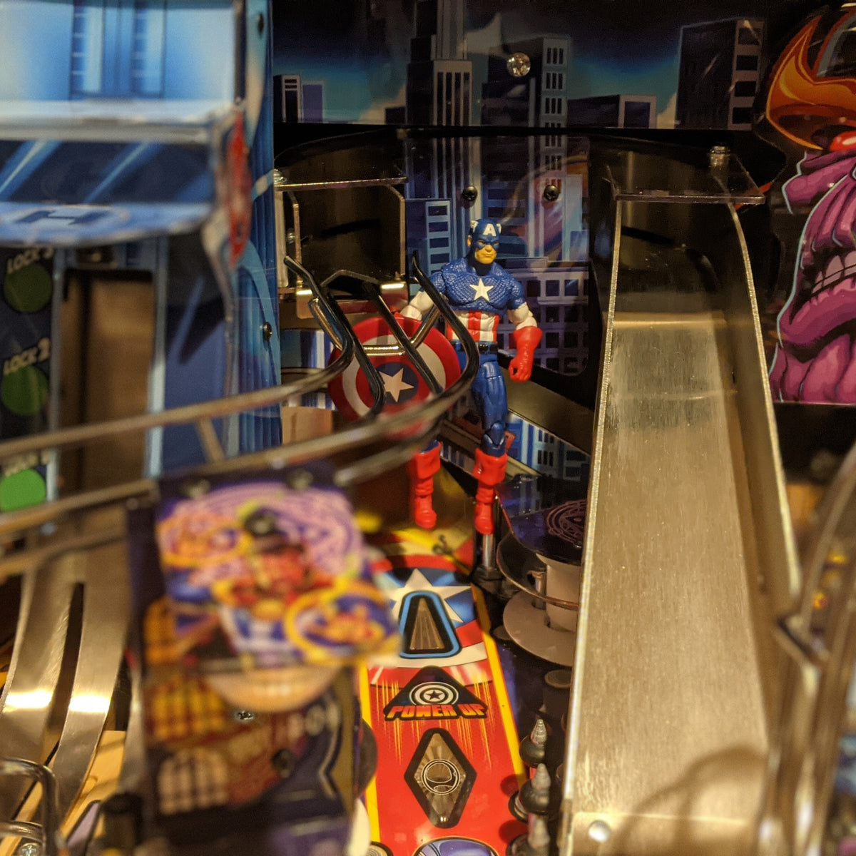 Avengers Infinity Quest Pinball Illuminated Captain America – Mezel Mods
