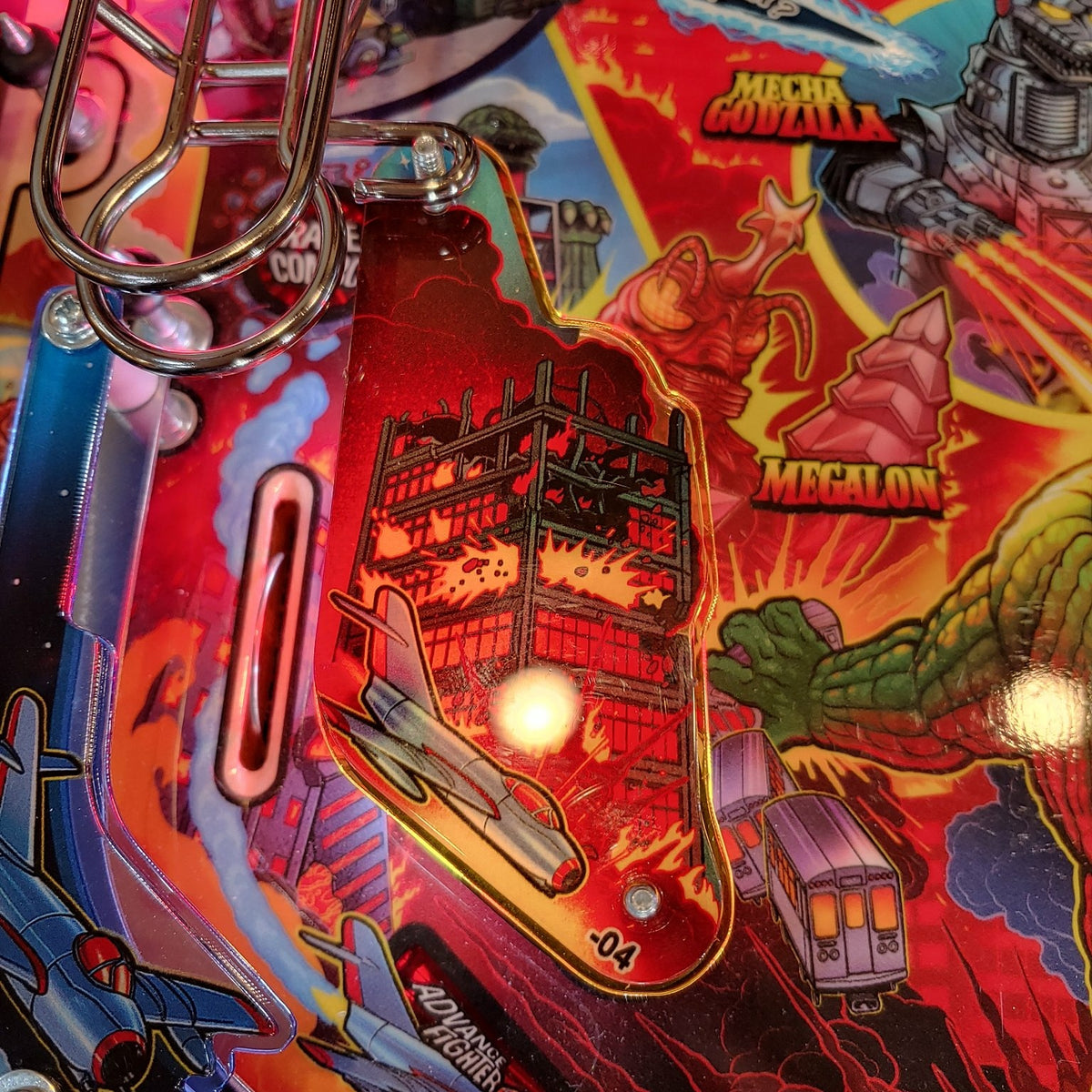Godzilla Pinball Plastic Color Guard Protectors – Mezel Mods