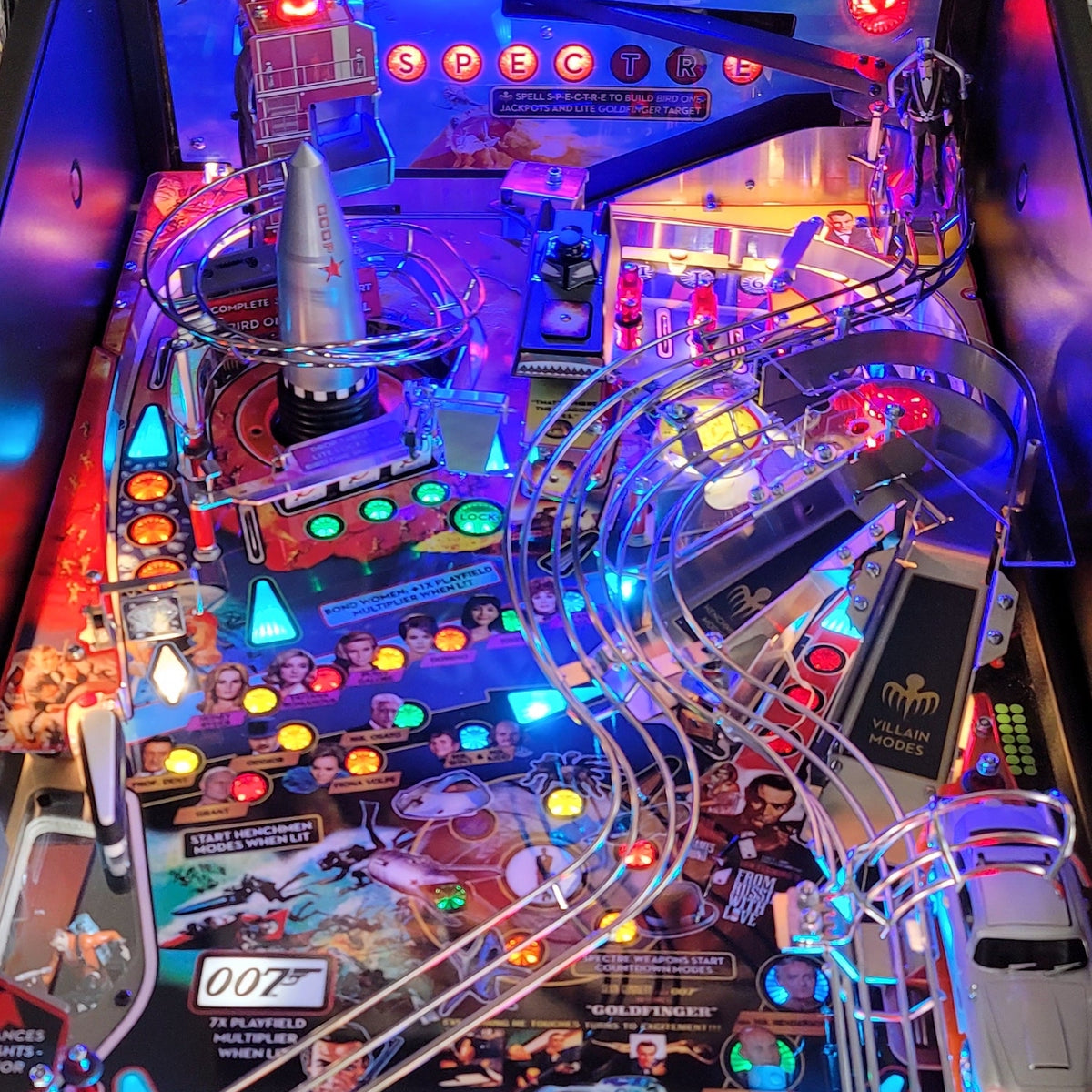 James Bond 007 Pinball Backboard Illumination – Mezel Mods