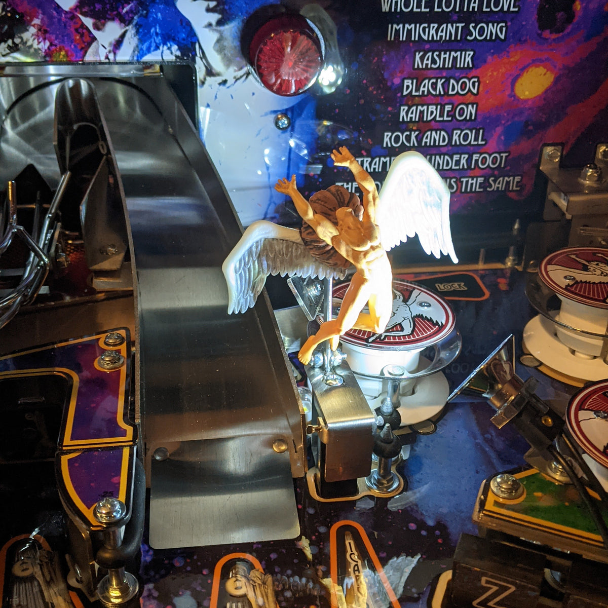 Led Zeppelin Pinball Icarus Spotlight – Mezel Mods