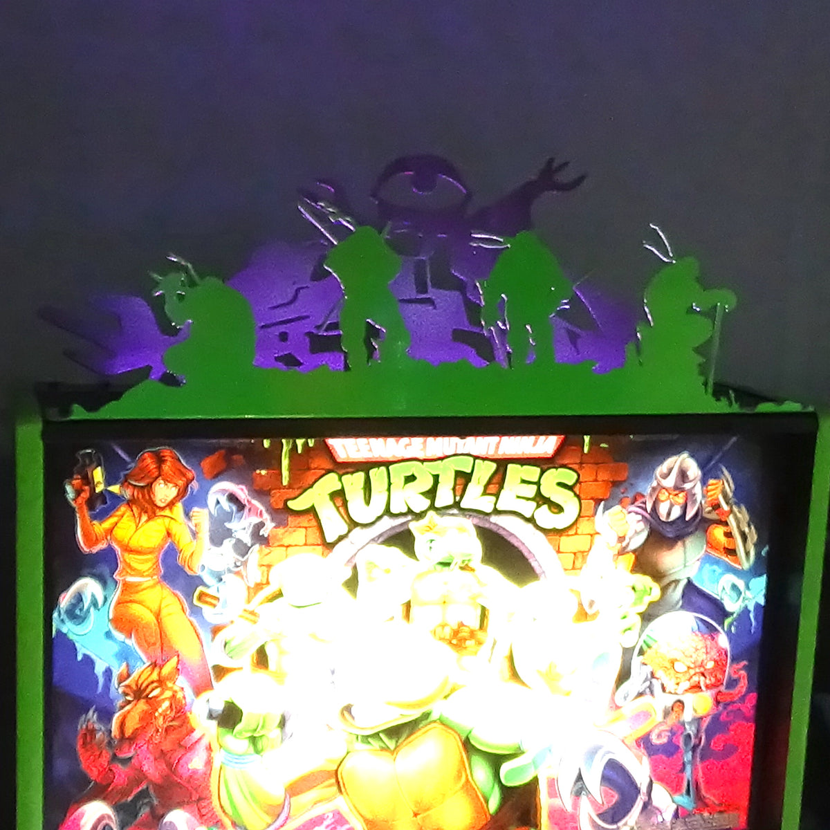 Teenage Mutant Ninja Turtles Pinball Silhouette Topper – Mezel Mods