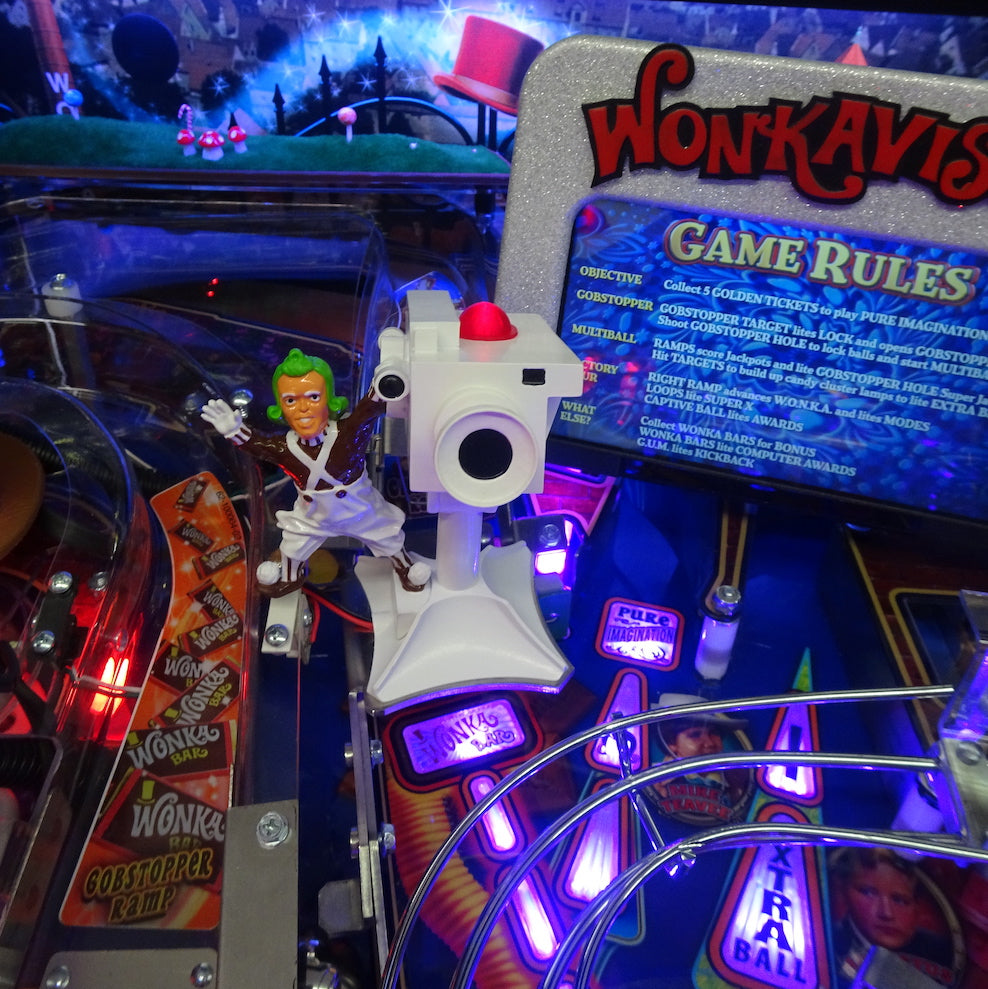 Willy Wonka Pinball Camera Light – Mezel Mods | Pinball Accessories